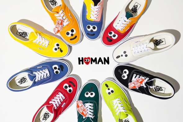 Vans 與日本新晉藝術家 CHARR 聯手，以限定膠囊系列「HUMAN」重新演繹經典 Vans Era。 | ZTYLEZ