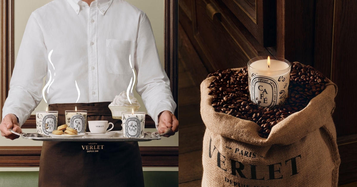 Diptyque 攜手巴黎老字號 Café Verlet 推出美味香氛蠟燭 | ZTYLEZ
